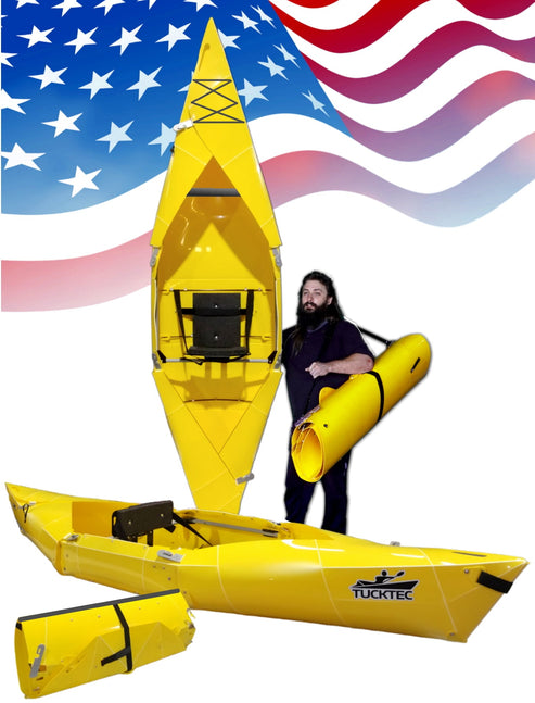 Folding Kayak | Pro Hard-Shell | 2-minute Set-up | Foldable, Portable ...