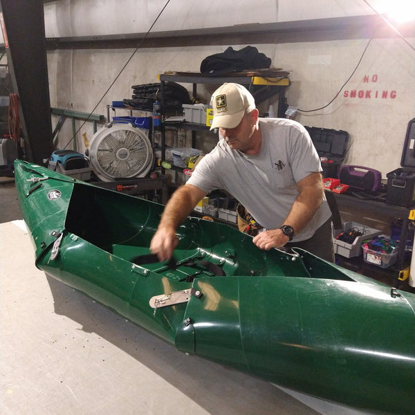 Like New - Tucktec PRO Folding Kayak | Solid Hard-Shell foldable | 2 m ...